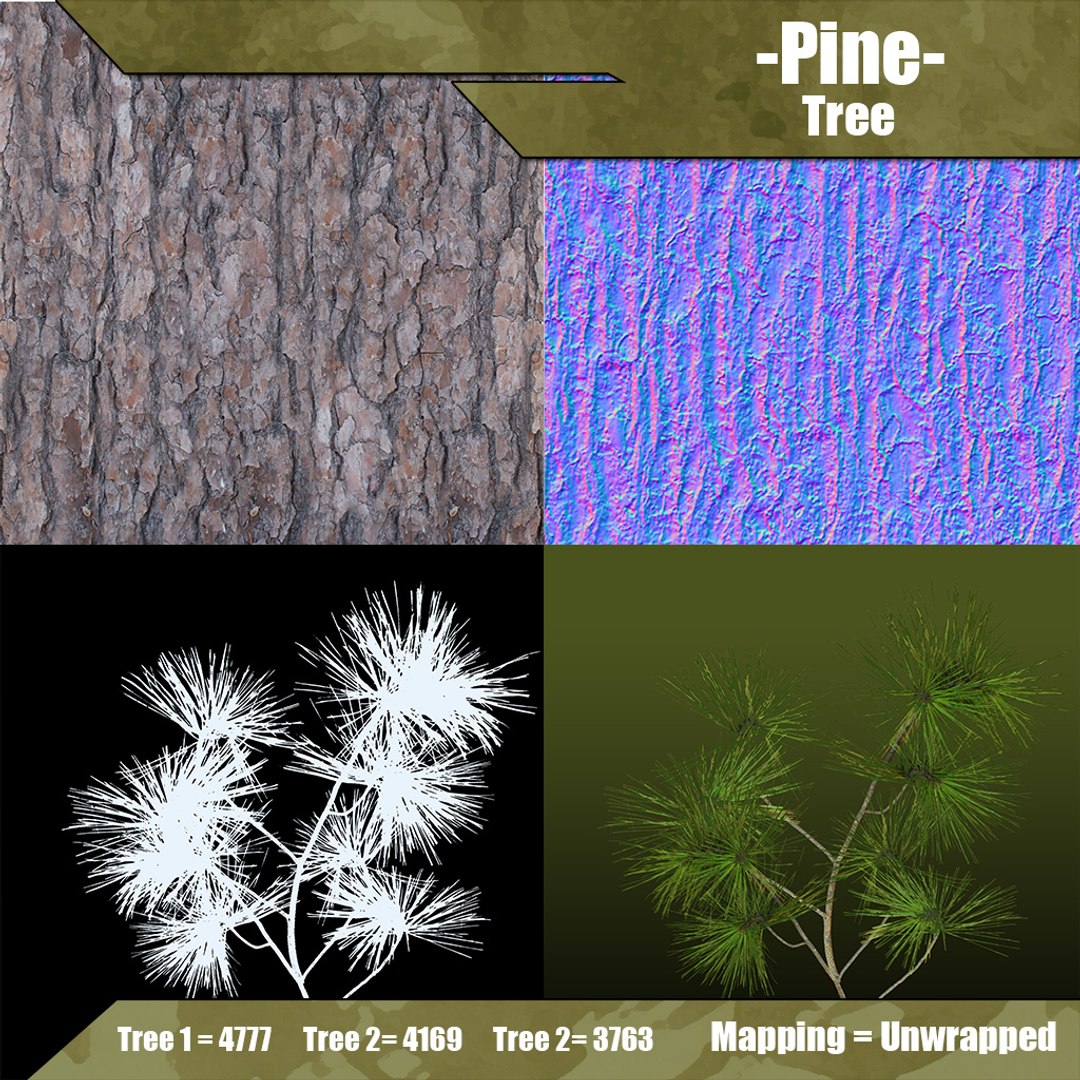 3ds Max Pine Tree
