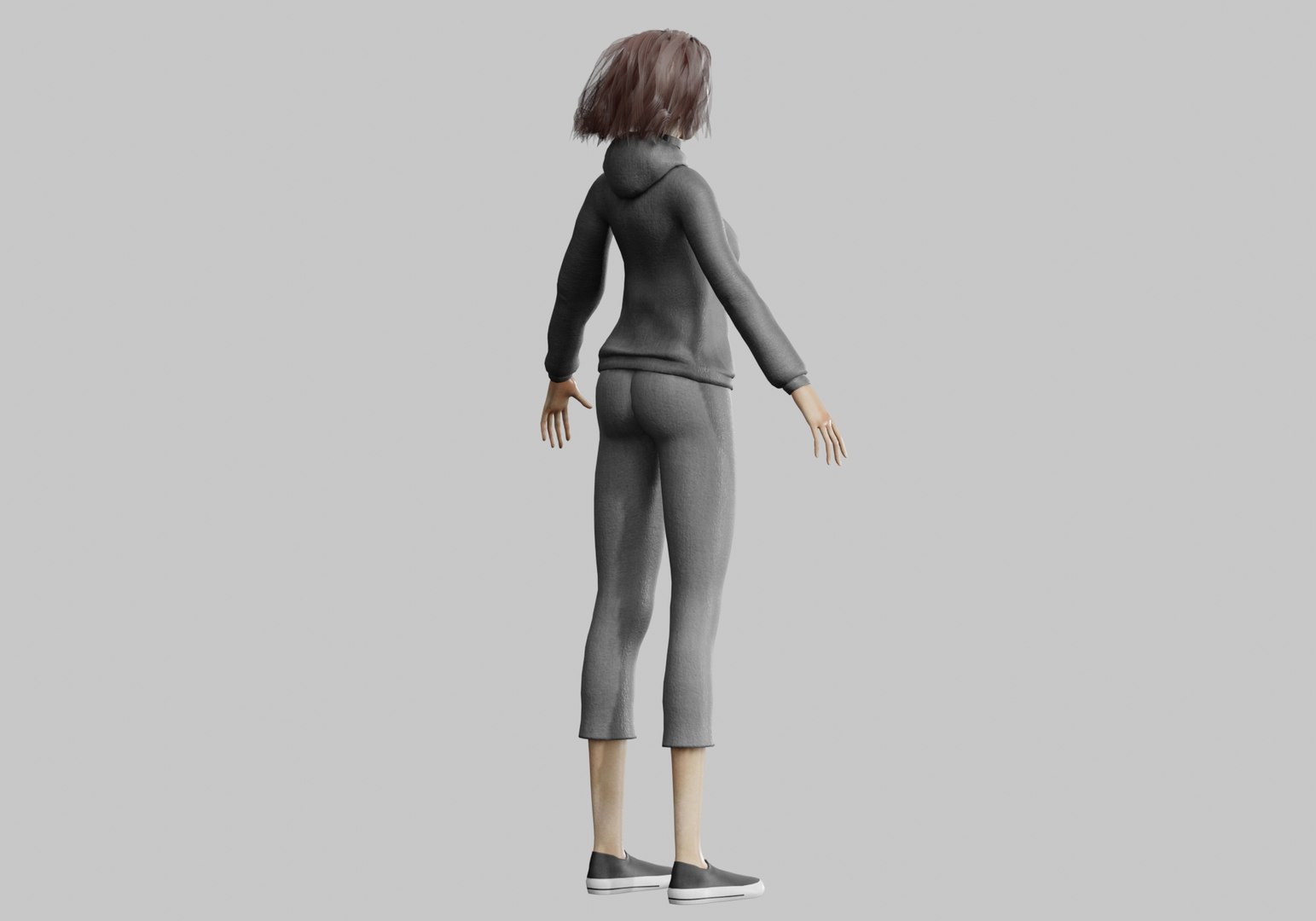 Cute Cool Woman V31818 3D Model - TurboSquid 2278299