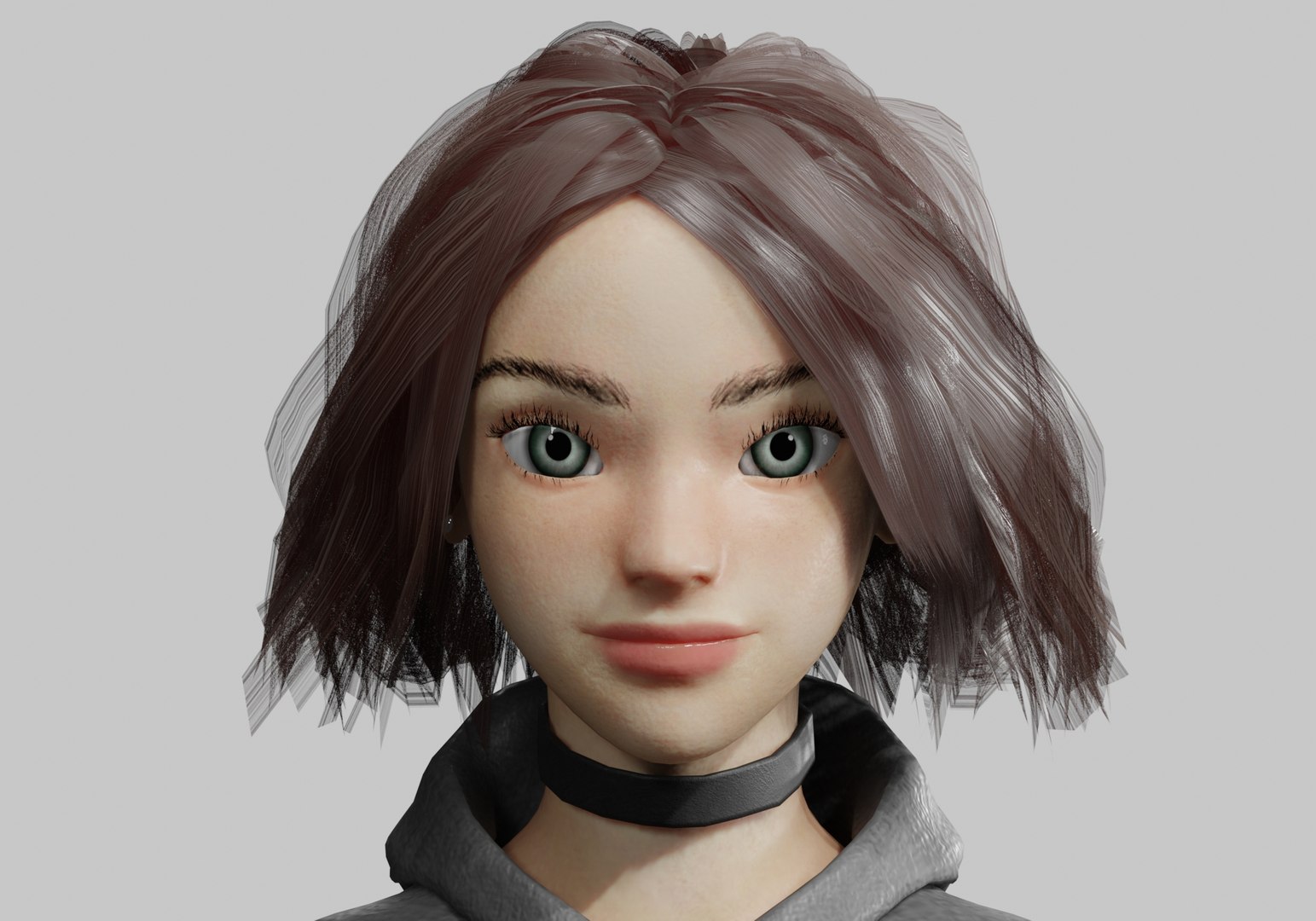 Cute Cool Woman V31818 3D Model - TurboSquid 2278299
