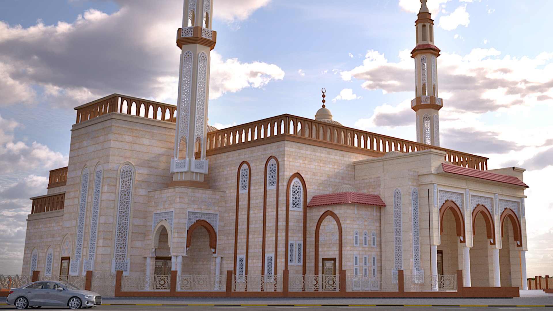 3D Kuwait area scene - vol 001 3D model - TurboSquid 2009456