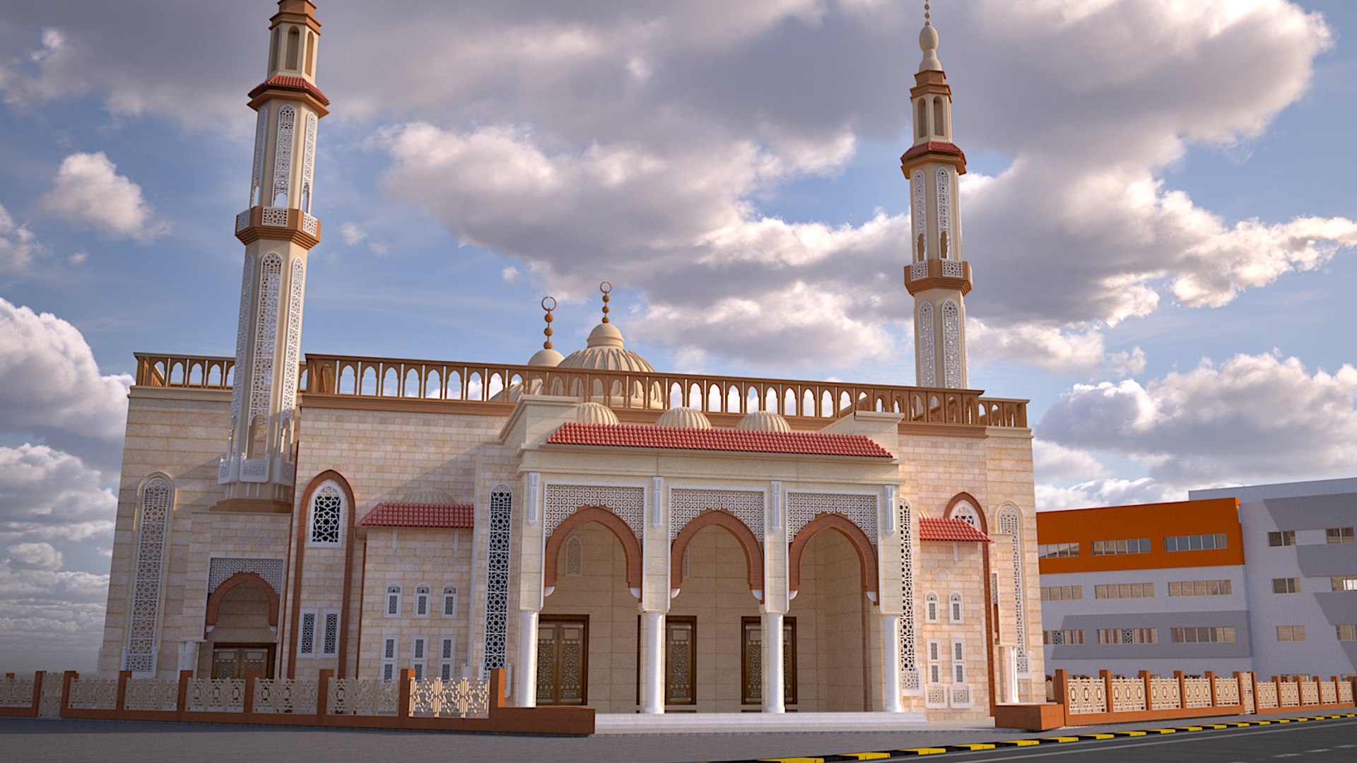 3D Kuwait area scene - vol 001 3D model - TurboSquid 2009456
