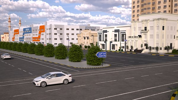 modelo 3d 3D Kuwait area scene - vol 001 - TurboSquid 2009456