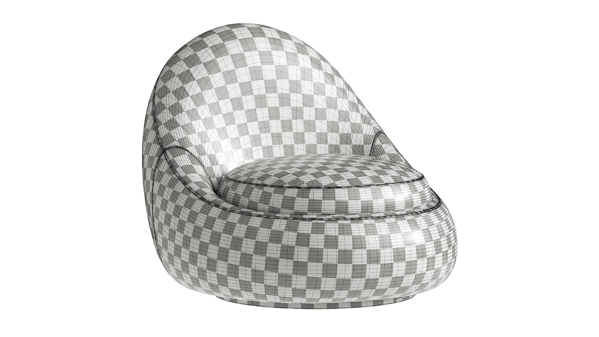 BABETTE CHAIR MAYA CREAM 3D Model - TurboSquid 2196805