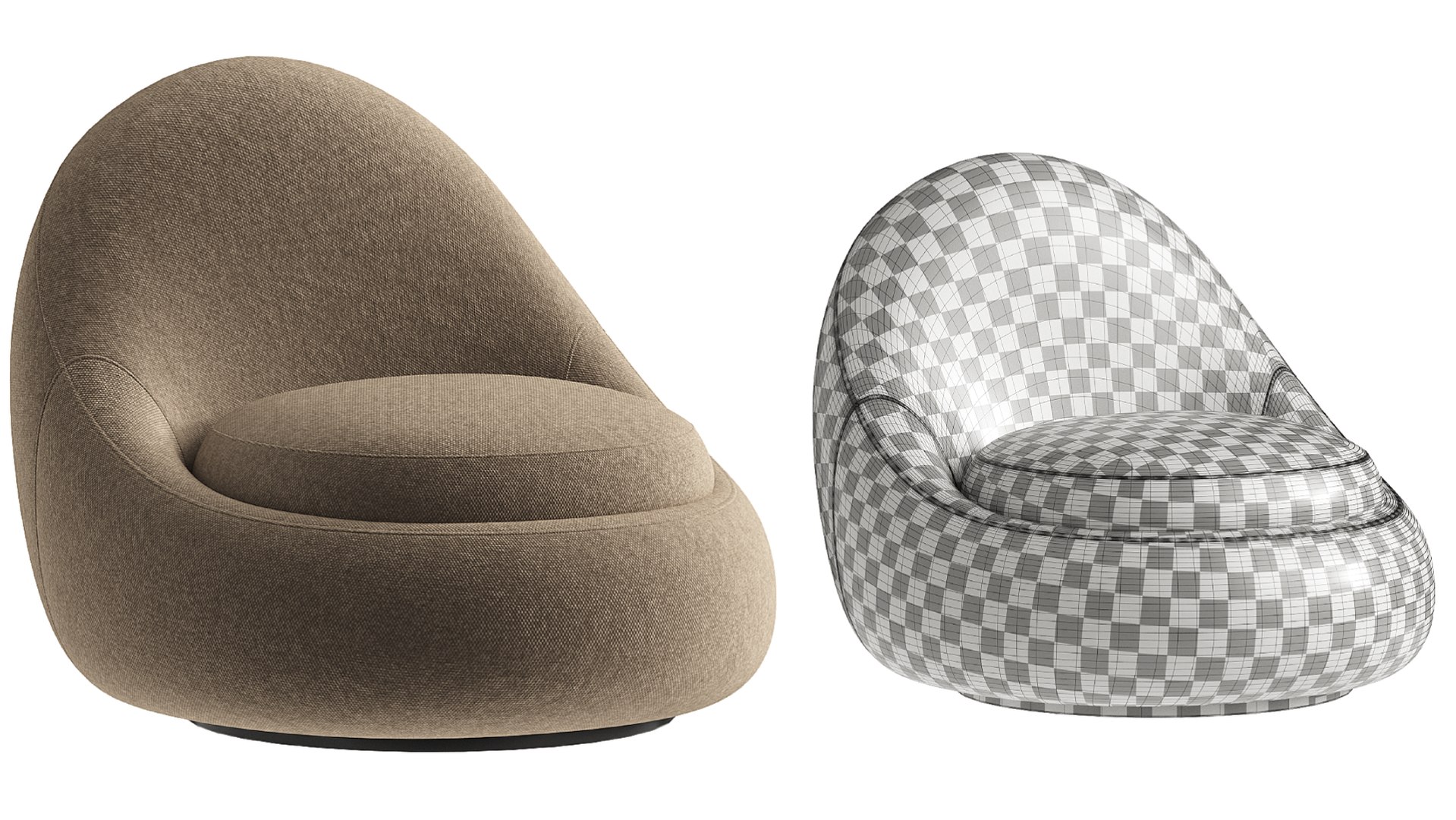 BABETTE CHAIR MAYA CREAM 3D Model - TurboSquid 2196805