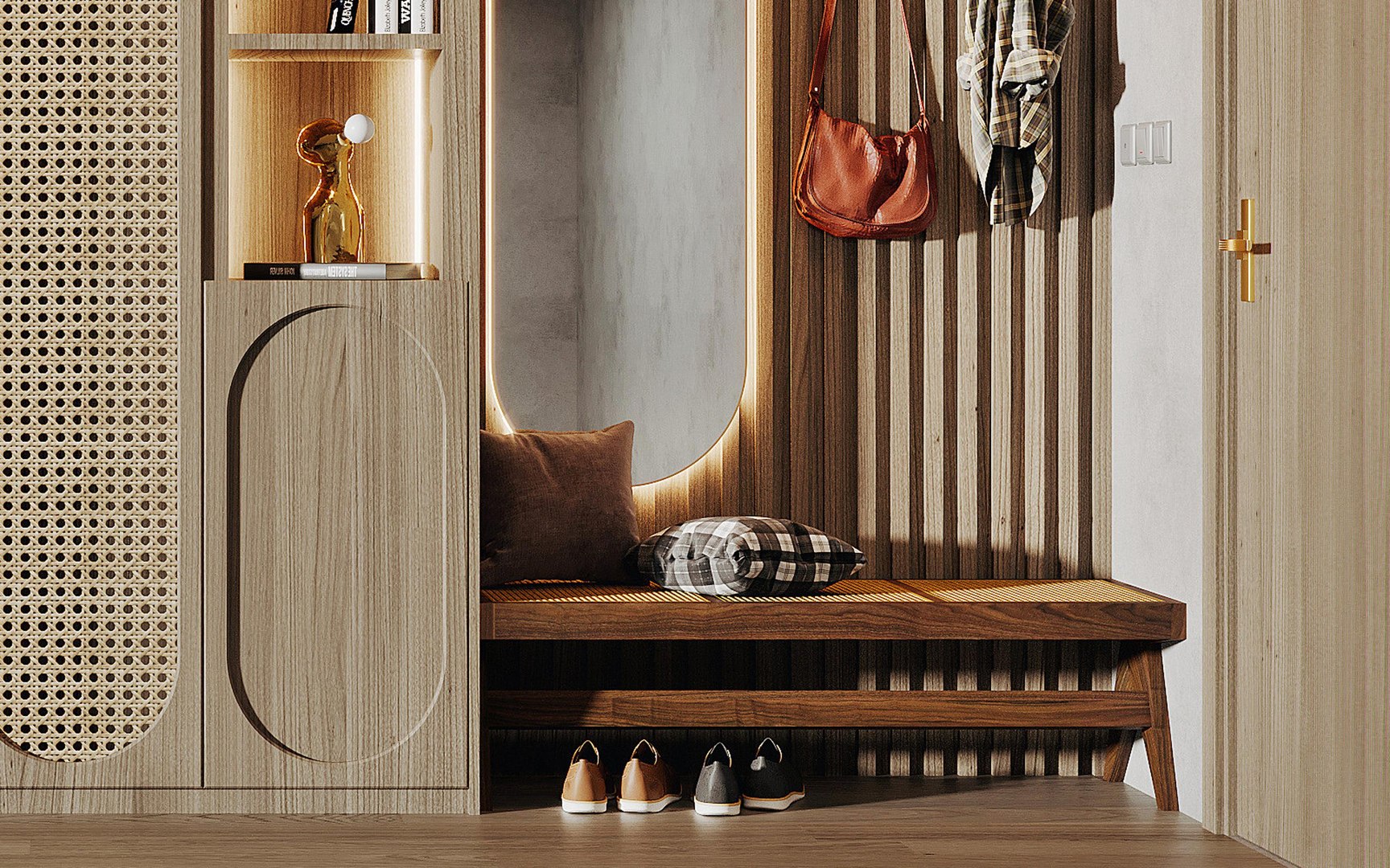 Quiet Door Combination Shoe Wind 3D model - TurboSquid 2128176