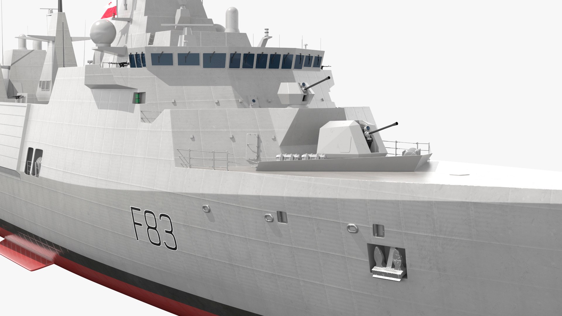 3D Frigate Type 31 With Military Helicopter - TurboSquid 2315031