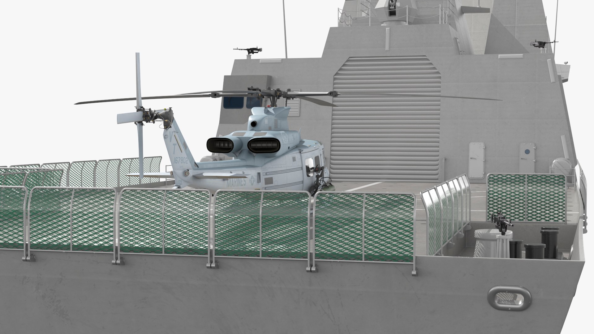 3D Frigate Type 31 With Military Helicopter - TurboSquid 2315031