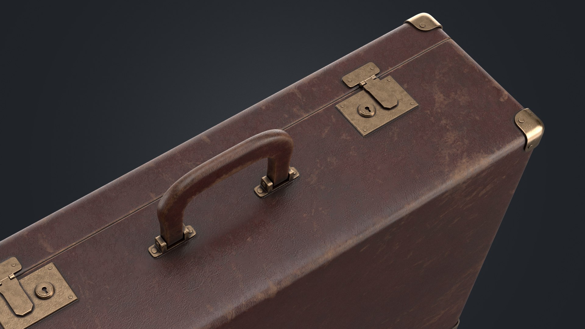 Old Suitcase 2 3D - TurboSquid 2040542
