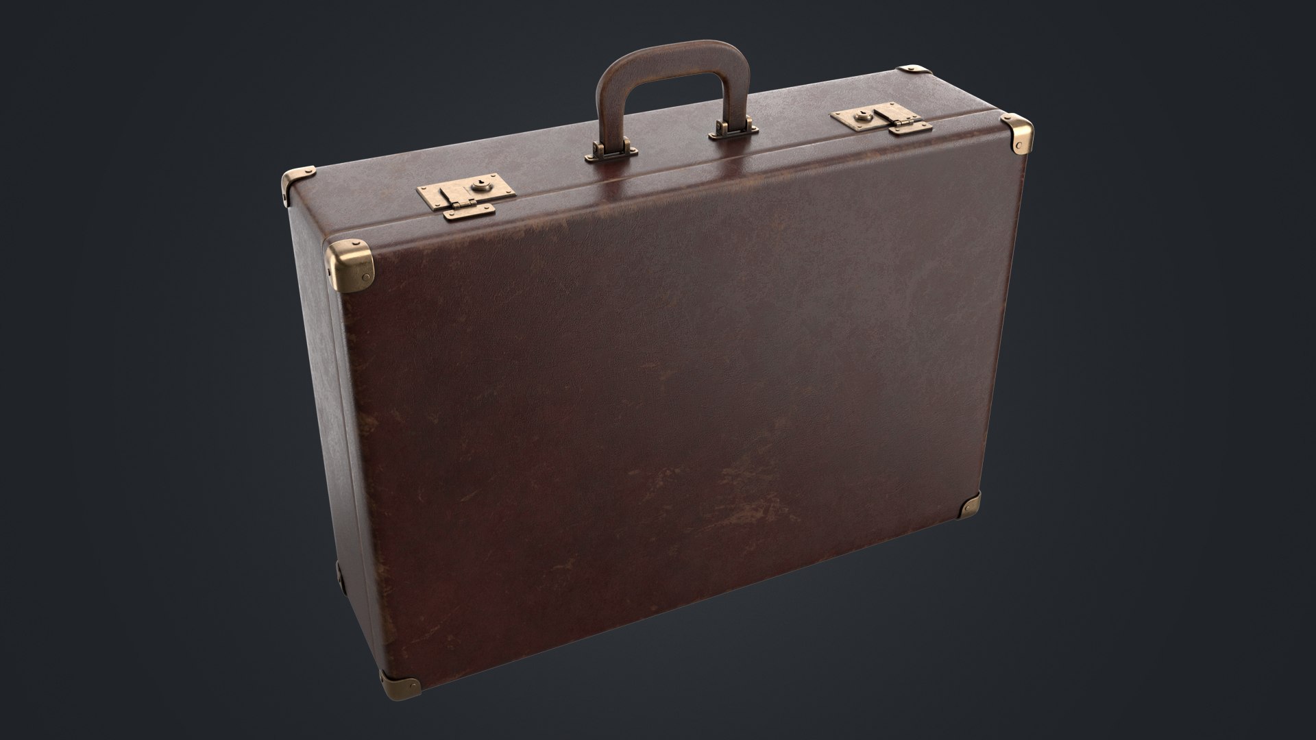 Old Suitcase 2 3D - TurboSquid 2040542