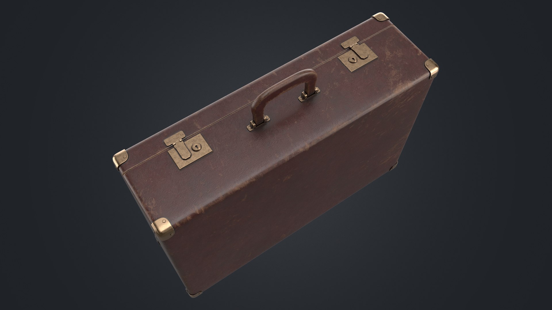 Old Suitcase 2 3D - TurboSquid 2040542