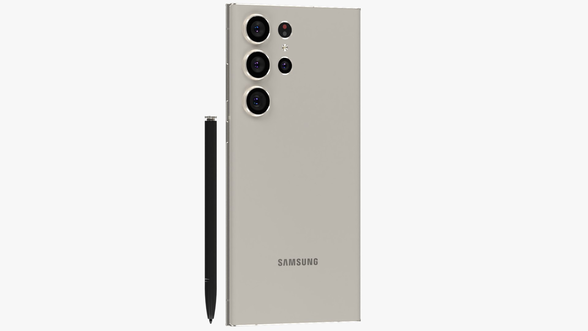 3D Samsung Galaxy S23 Ultra Cream - TurboSquid 2026217
