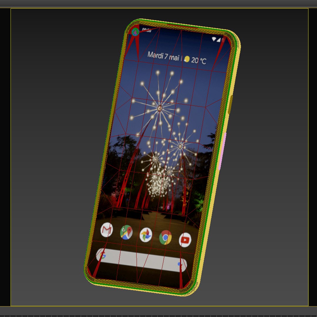 3D Smartphone Google Pixel 5 - TurboSquid 1632211