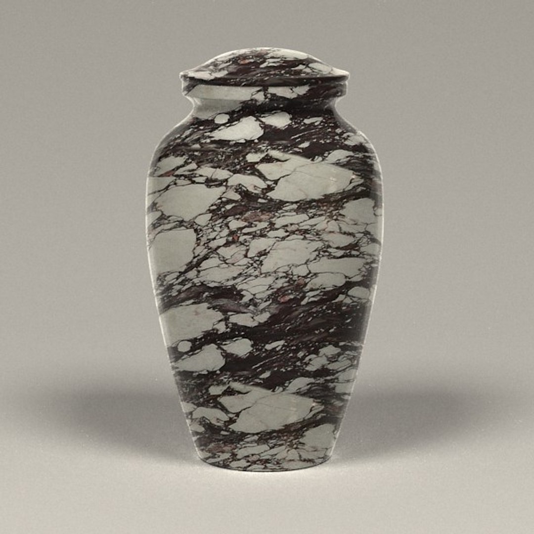 3d funeral urn model