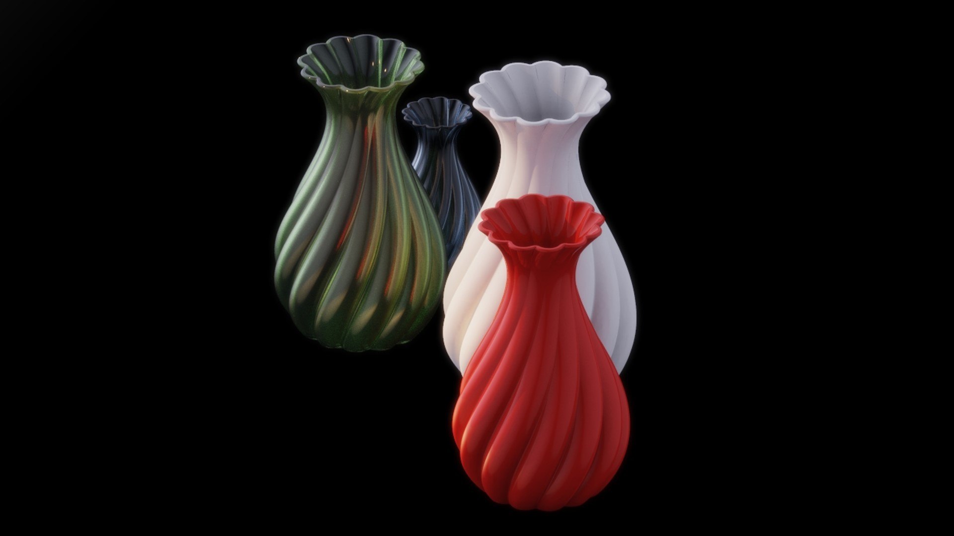 Flower Vase 3D Model - TurboSquid 2098871