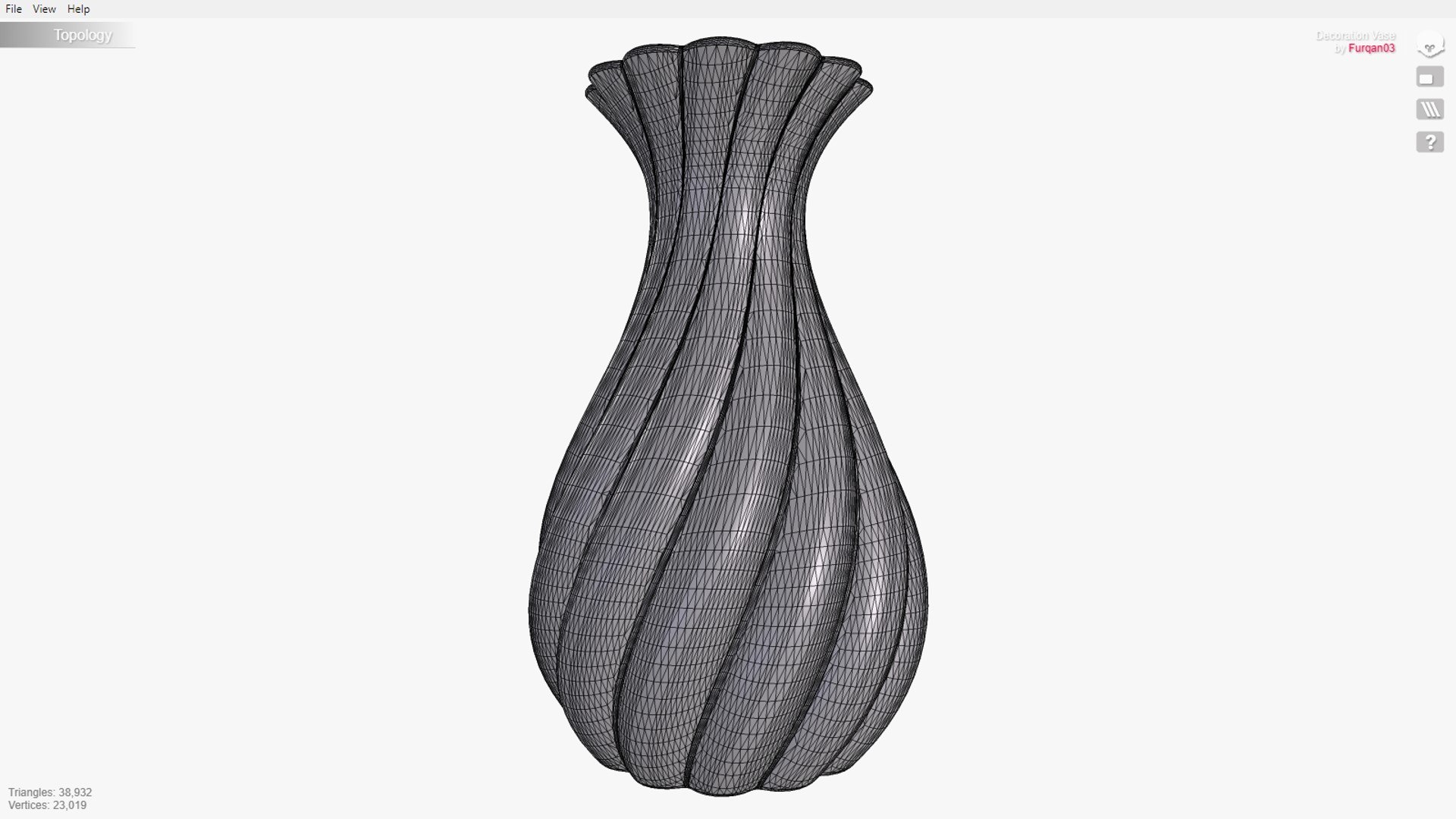 Flower Vase 3D Model - TurboSquid 2098871
