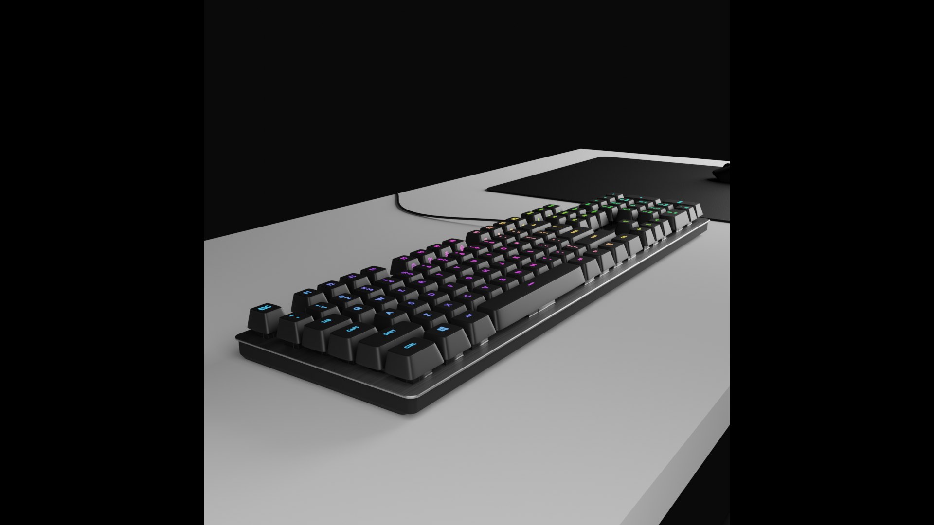 Logitech Keyboard 3D Model - TurboSquid 2111612