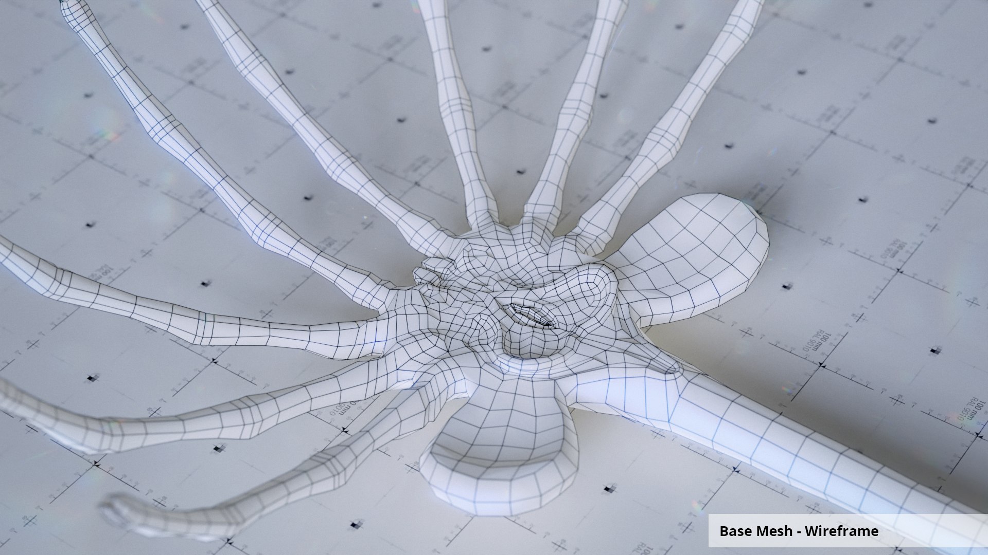 3D Model Alien Facehugger - Asset - TurboSquid 1479274