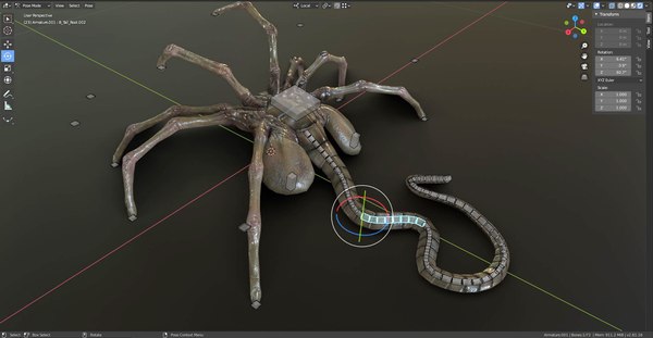 3D model alien facehugger - asset - TurboSquid 1479274