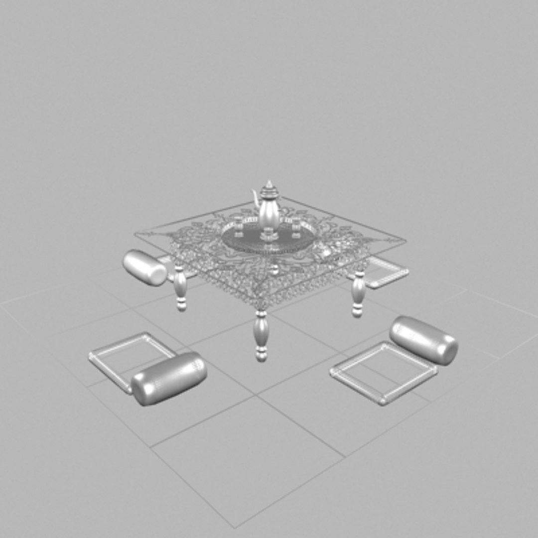 3ds Max Islamic Art Room