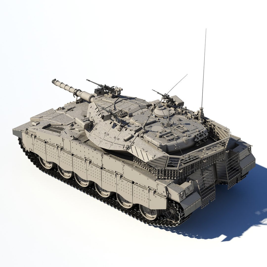 Merkava 2 Mk 2d 3D - TurboSquid 1252306