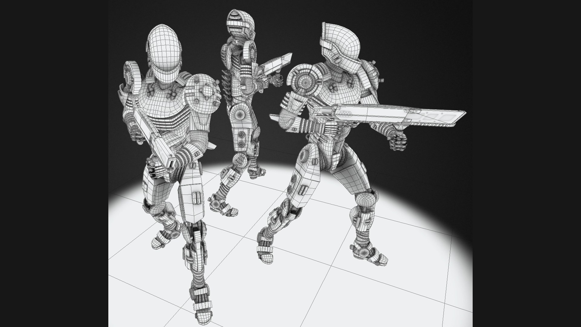 3D Model Weaponized Autonomous Sentinel Police - 22 - TurboSquid 2111181