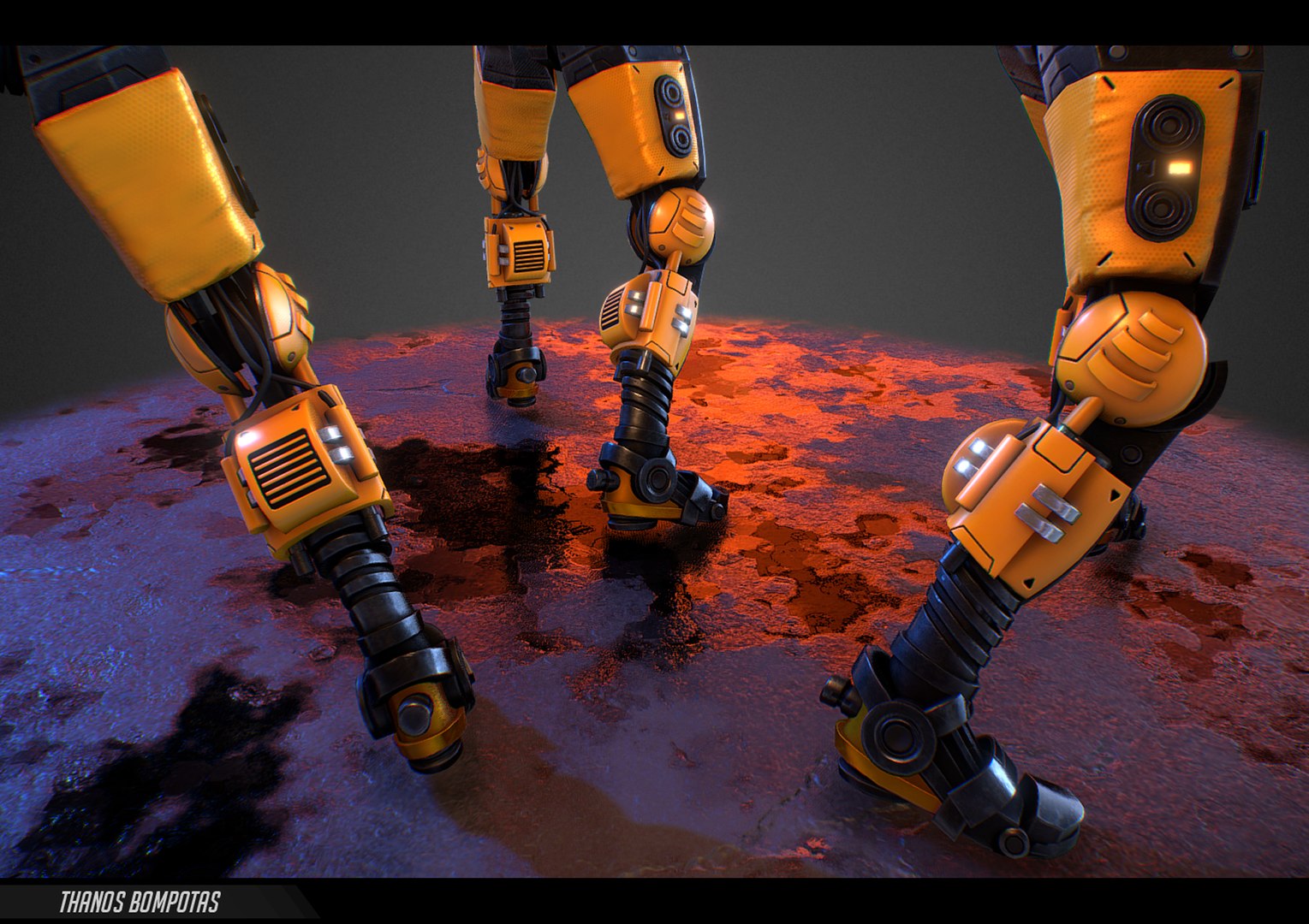 3D Model Weaponized Autonomous Sentinel Police - 22 - TurboSquid 2111181