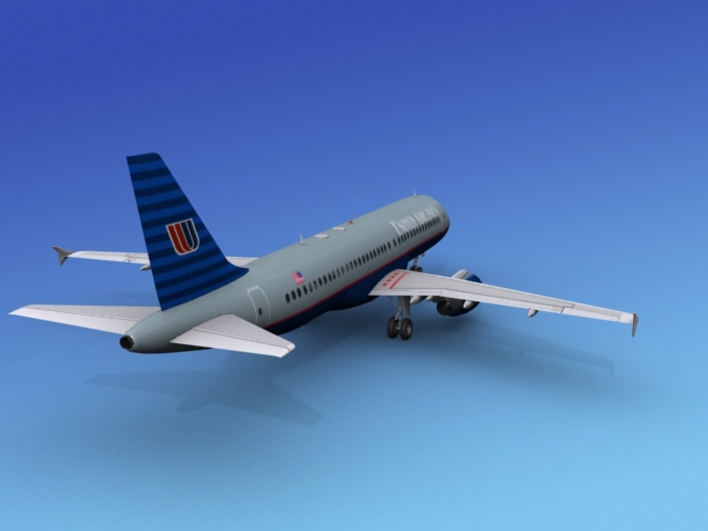 airline airbus 3d model