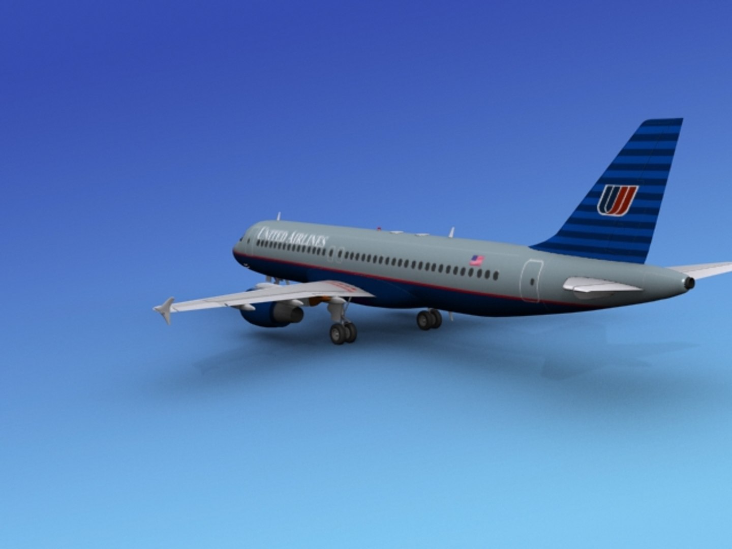 airline airbus 3d model