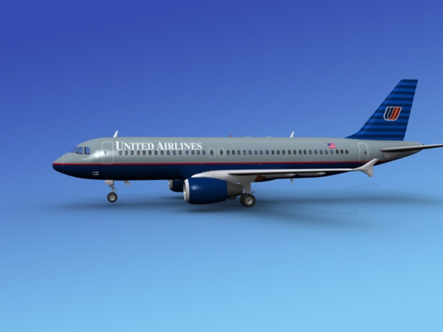 airline airbus 3d model