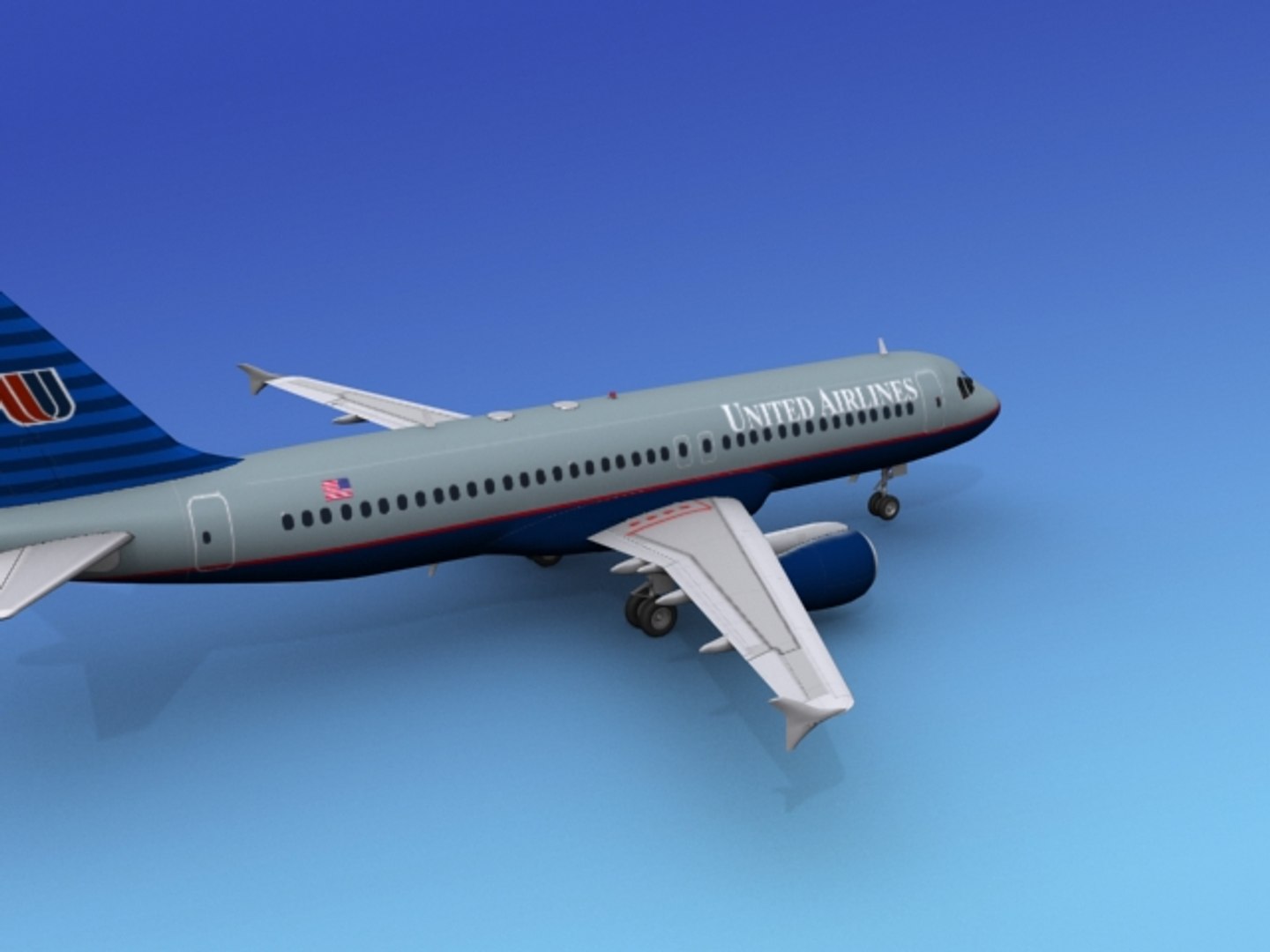airline airbus 3d model