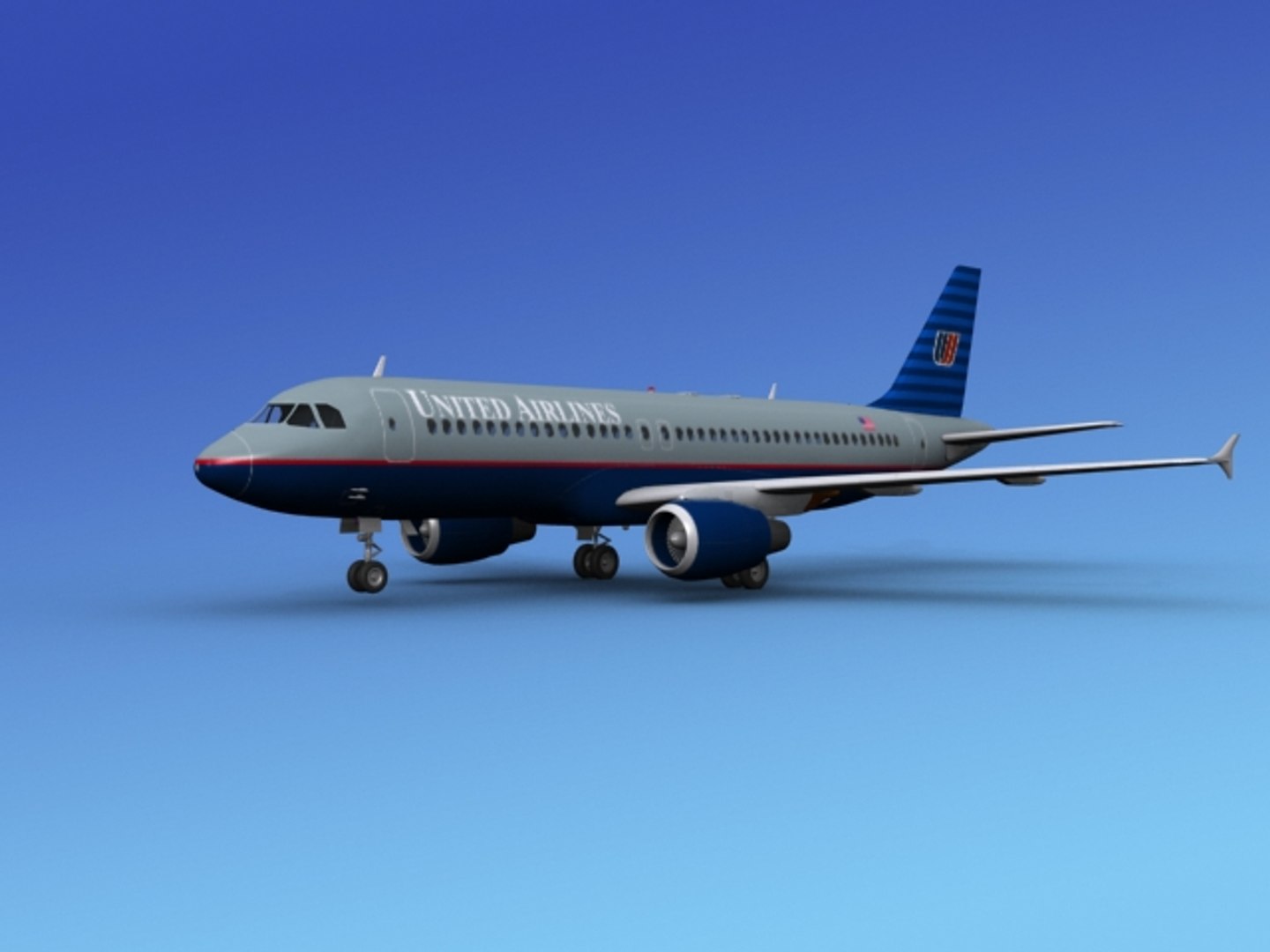 airline airbus 3d model