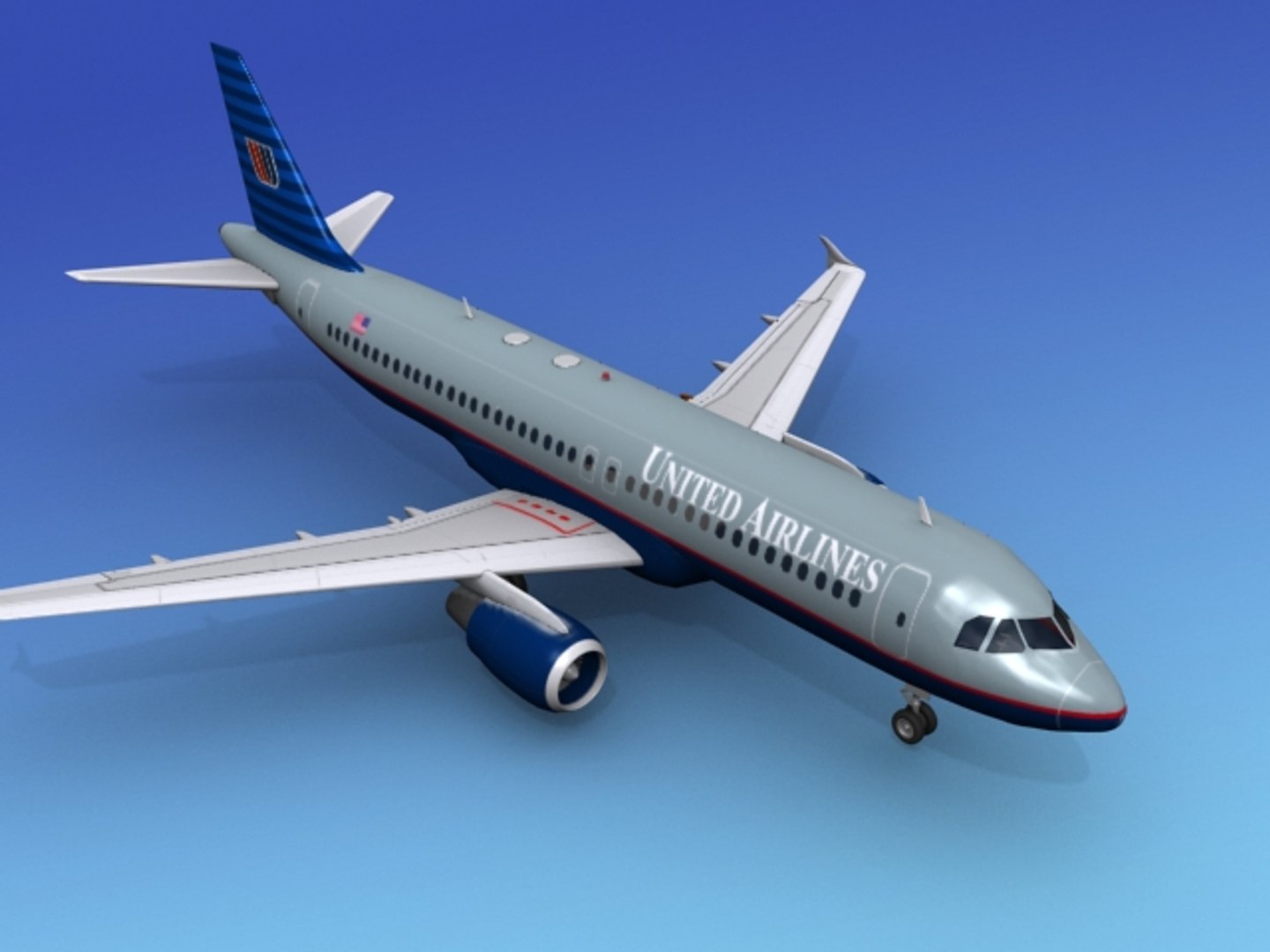 airline airbus 3d model