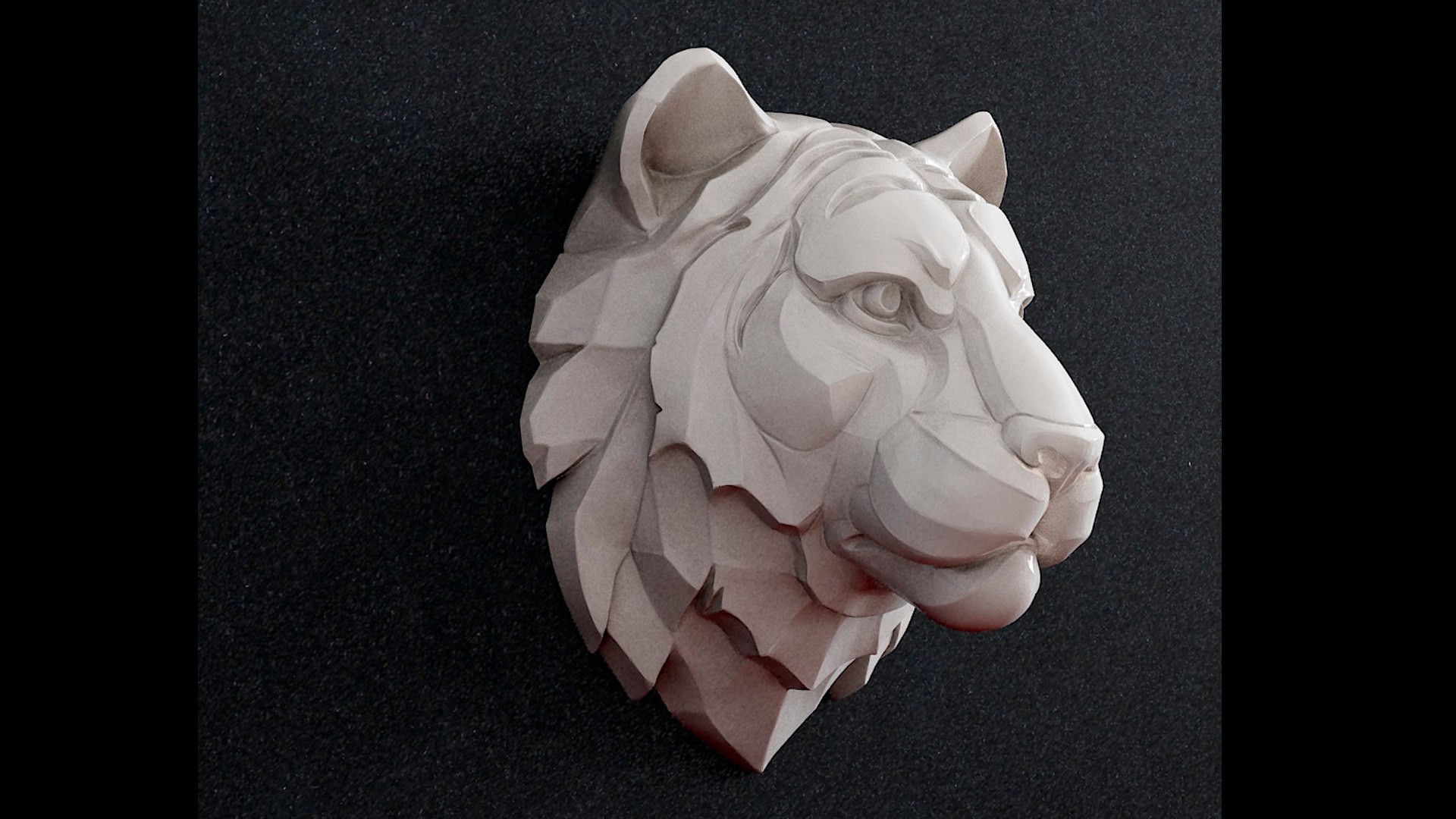 3D Tiger Head Print Model - TurboSquid 1828220