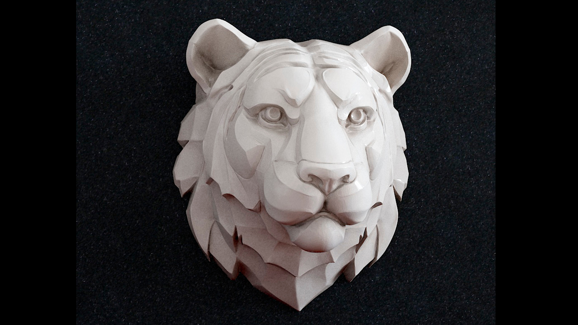 3D Tiger Head print model - TurboSquid 1828220