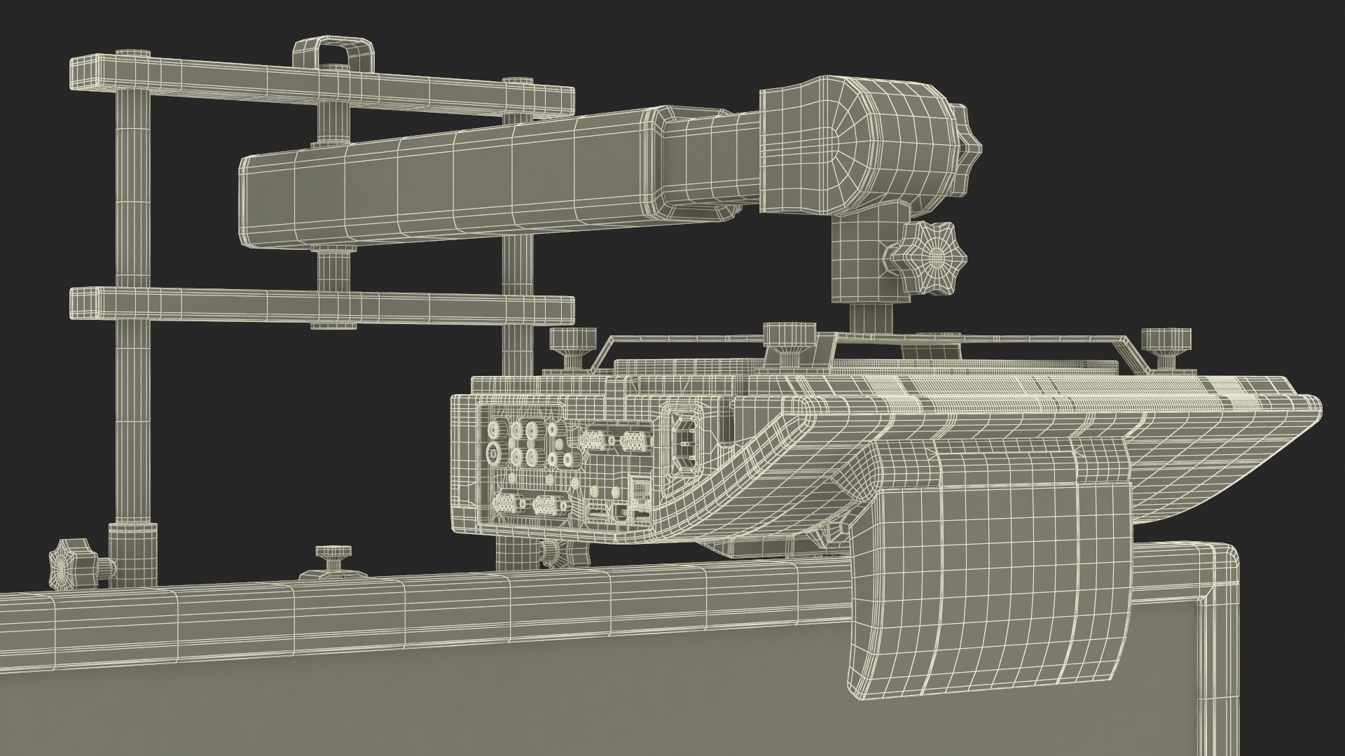 Interactive Whiteboard With Projector 3D Model - TurboSquid 2287192