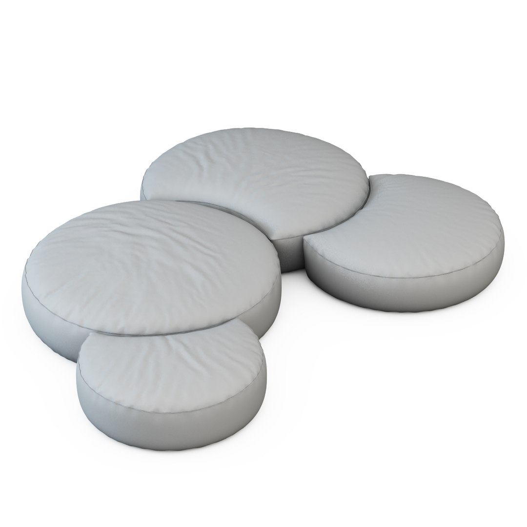 3d Model Pouf Pasticca