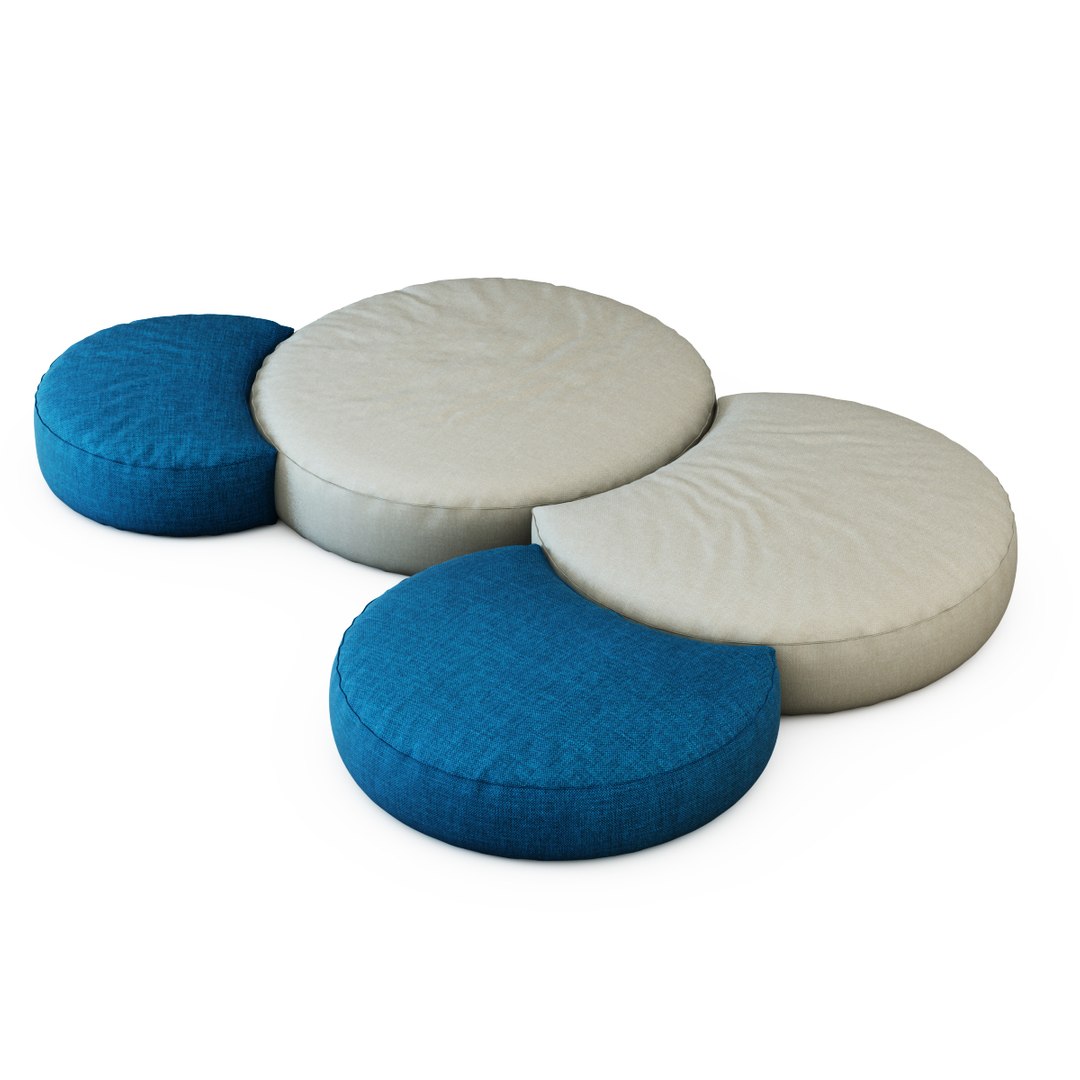 3d Model Pouf Pasticca