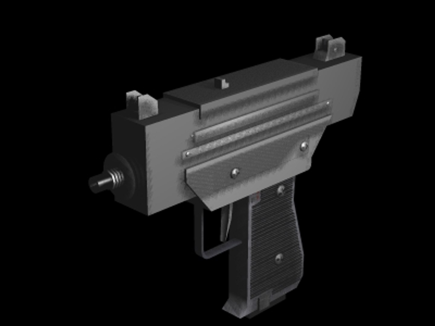 uzi pistol 3d model