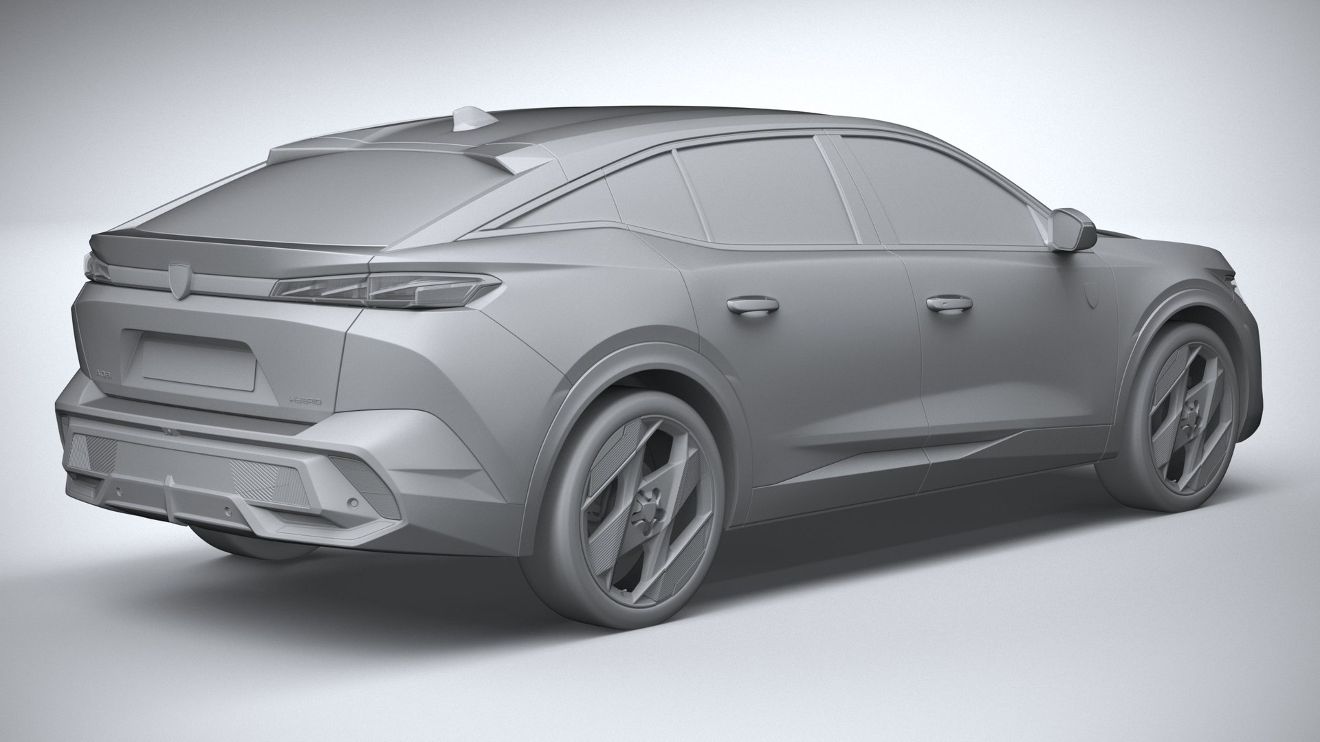 Peugeot 408 2023 3D model - TurboSquid 1949027