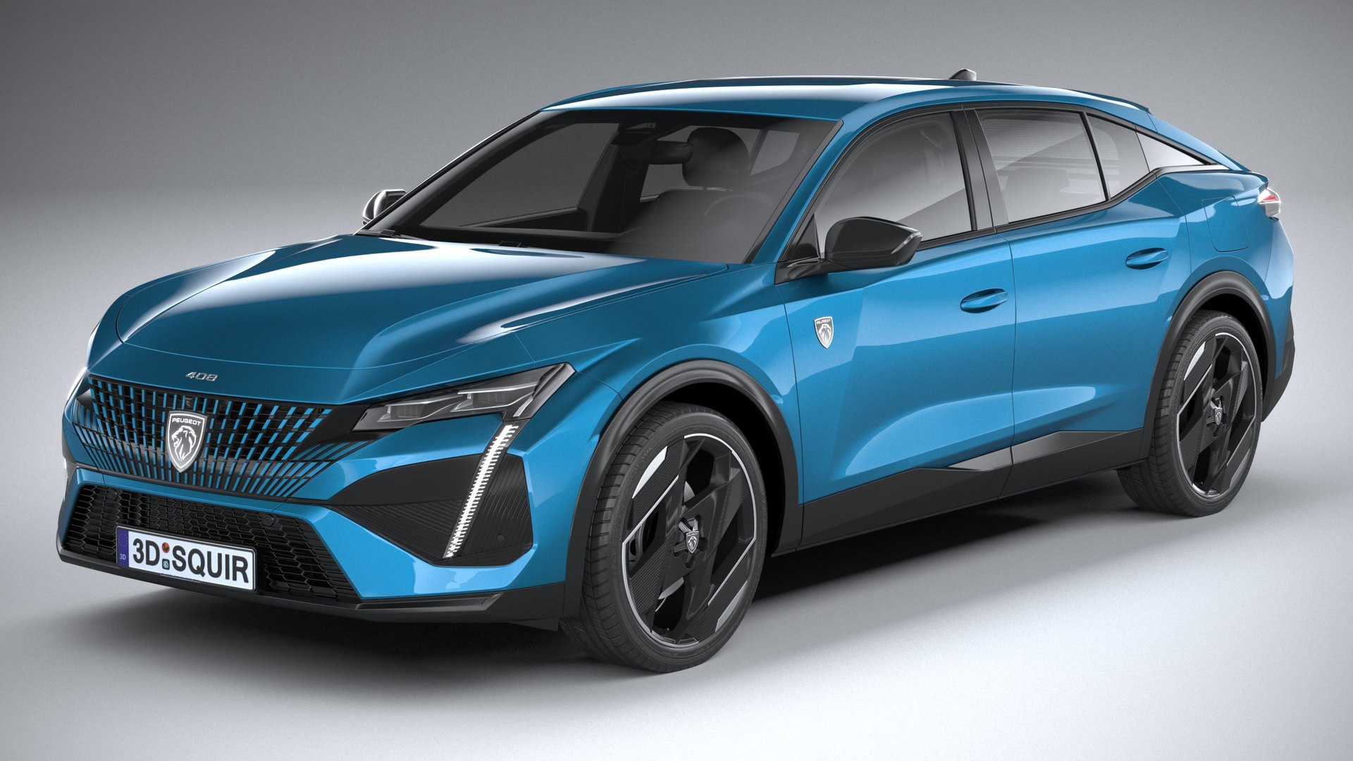Peugeot 408 2023 3D Model - TurboSquid 1949027