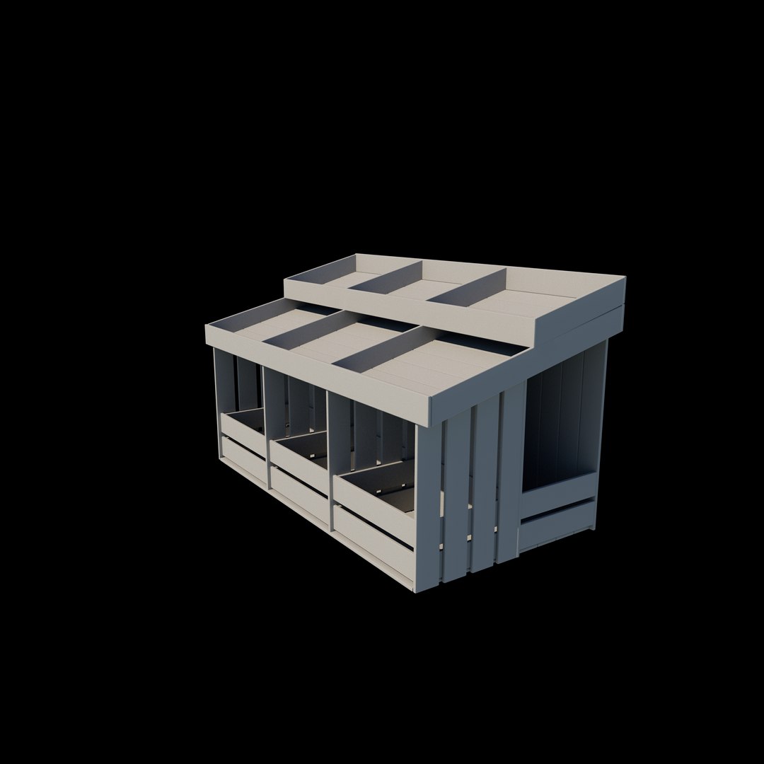 Display Rack Box 3D Model 3D - TurboSquid 2331732