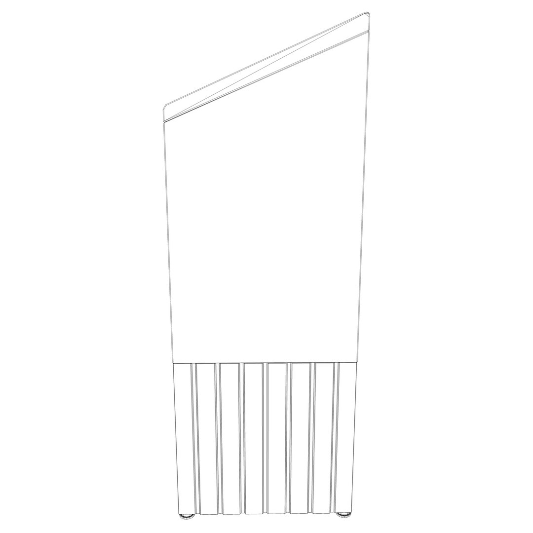 3d post box model