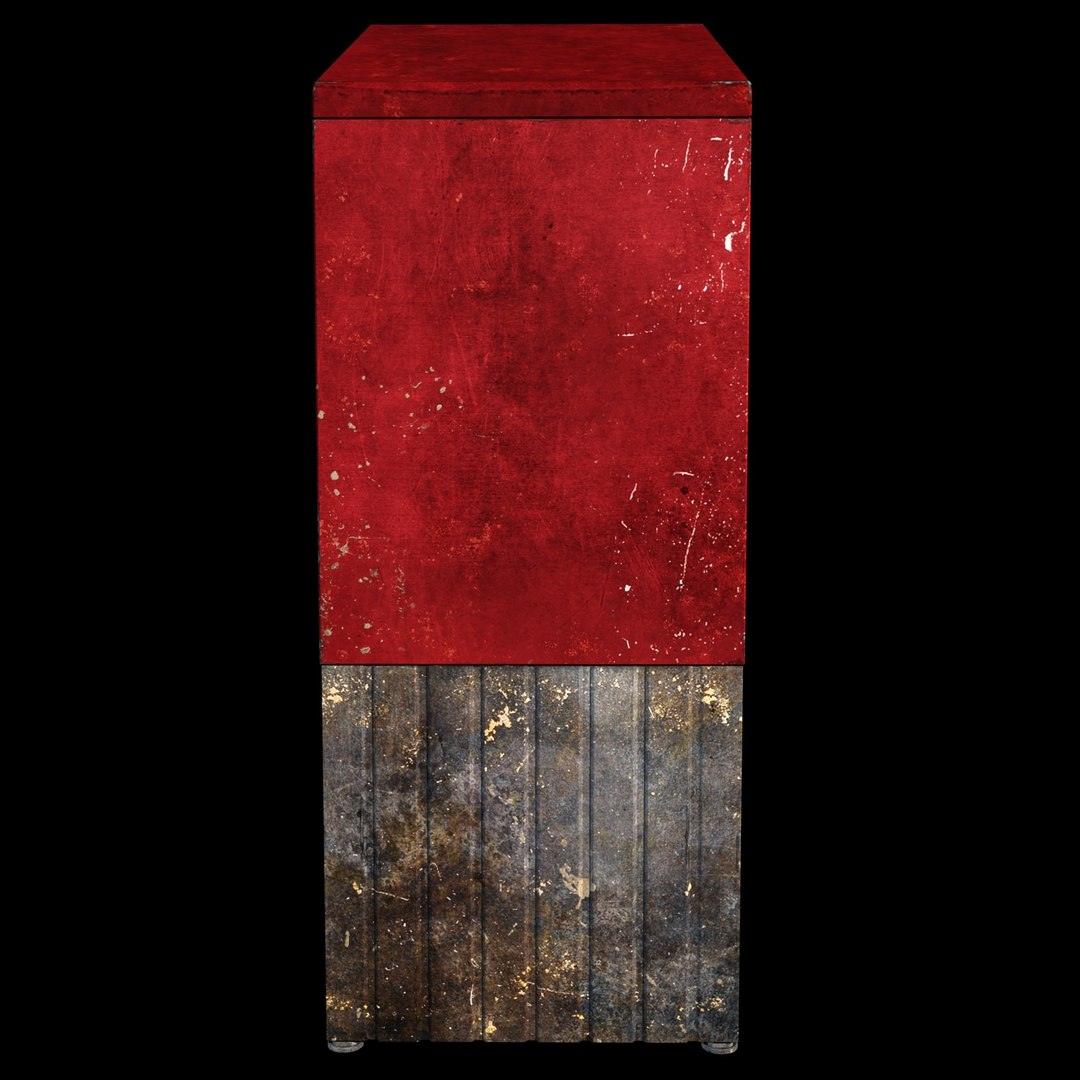 3d post box model