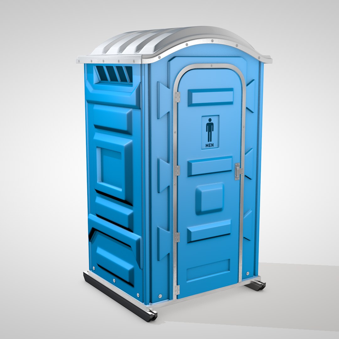 3D Chemical Toilet - TurboSquid 1157477