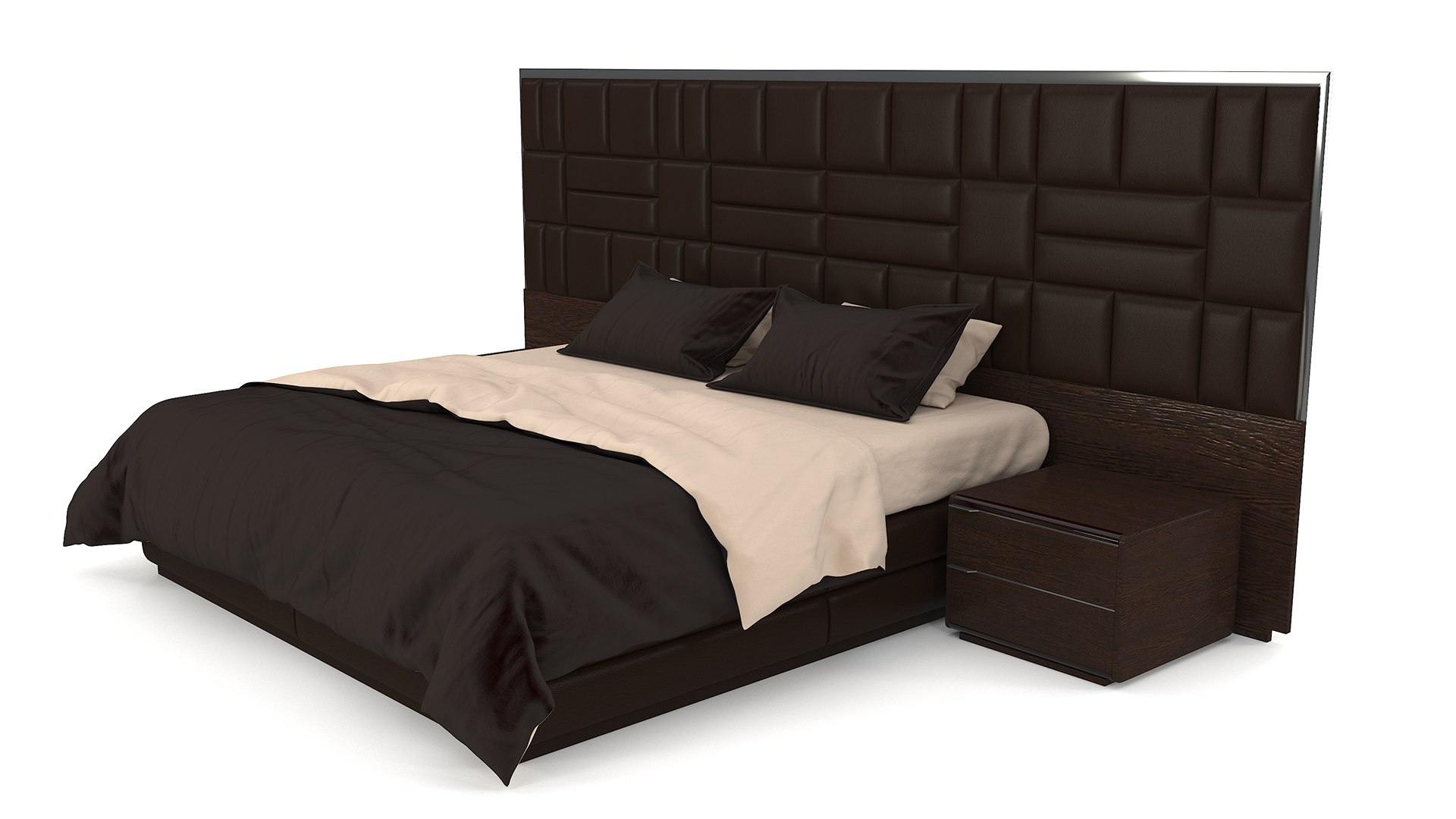 Bed Smania Caesar 3D Model - TurboSquid 1537972