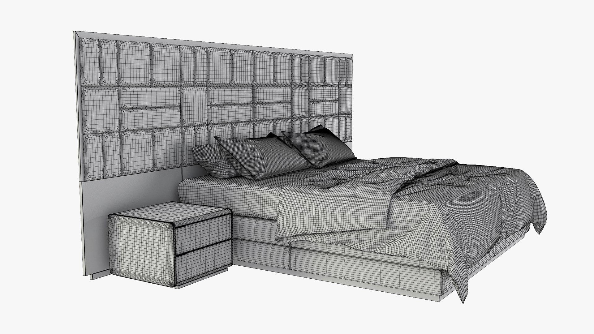 Bed Smania Caesar 3D Model - TurboSquid 1537972