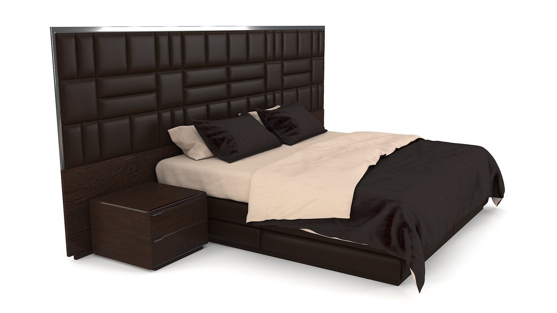 Bed Smania Caesar 3D Model - TurboSquid 1537972