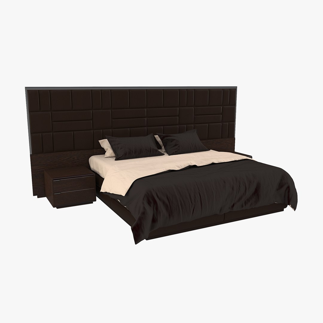 Bed smania caesar 3D model - TurboSquid 1537972