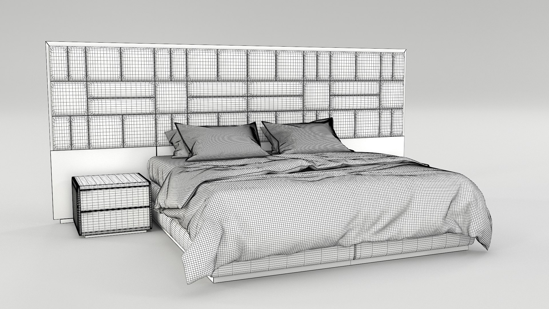 Bed Smania Caesar 3D Model - TurboSquid 1537972