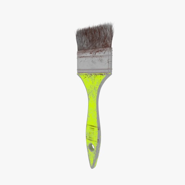 3D paintbrush model - TurboSquid 1844506